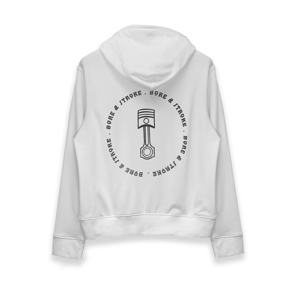 Bore & Stroke Zip-Ups- Classic 2.0 - White