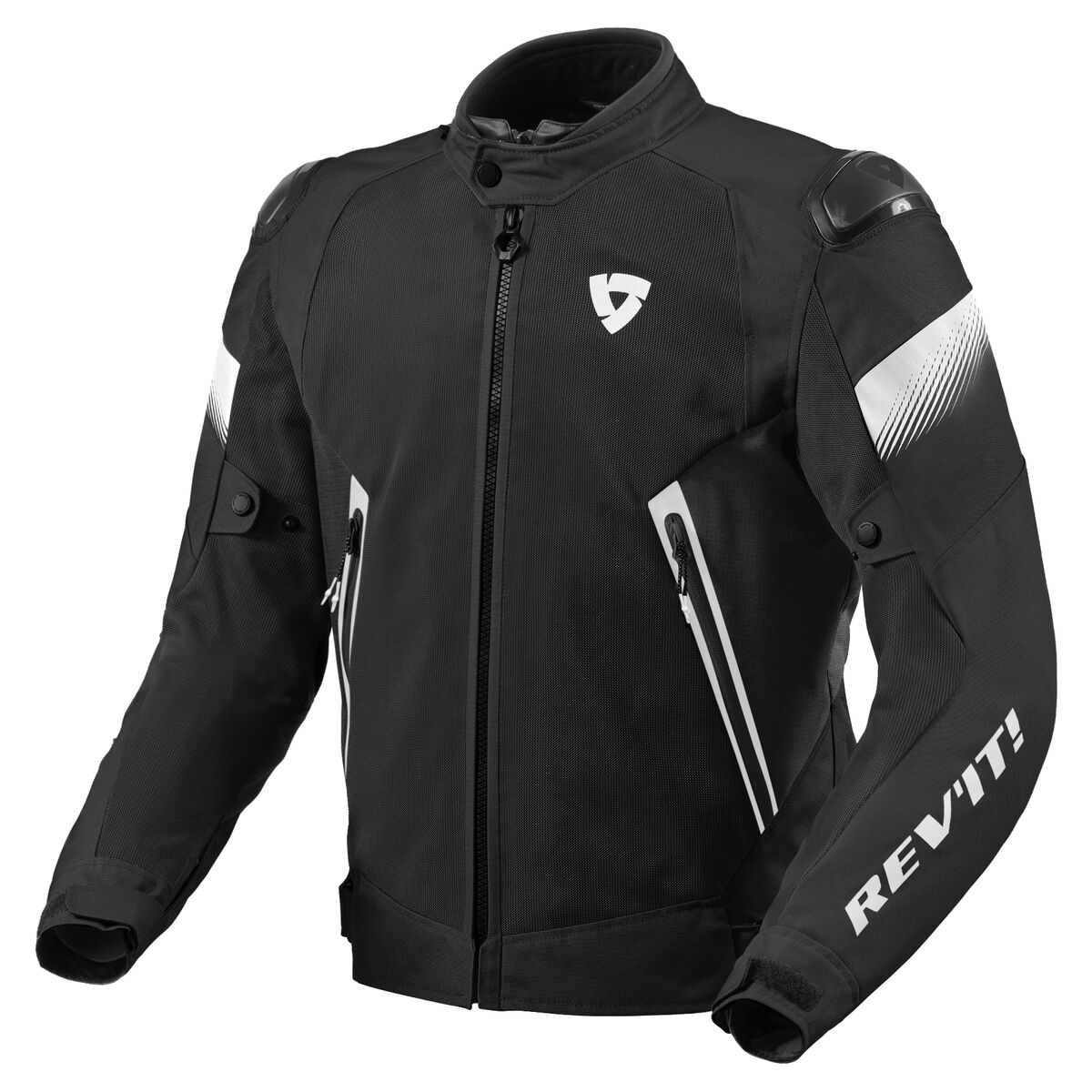 Rev'it! Jacket - Control Air H2O - Black White