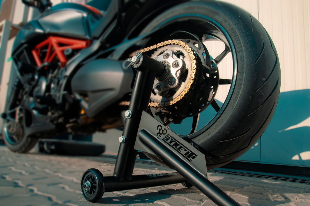 Buy BYKE IT Paddock Stand - Rear Single Sided Online | Motofever